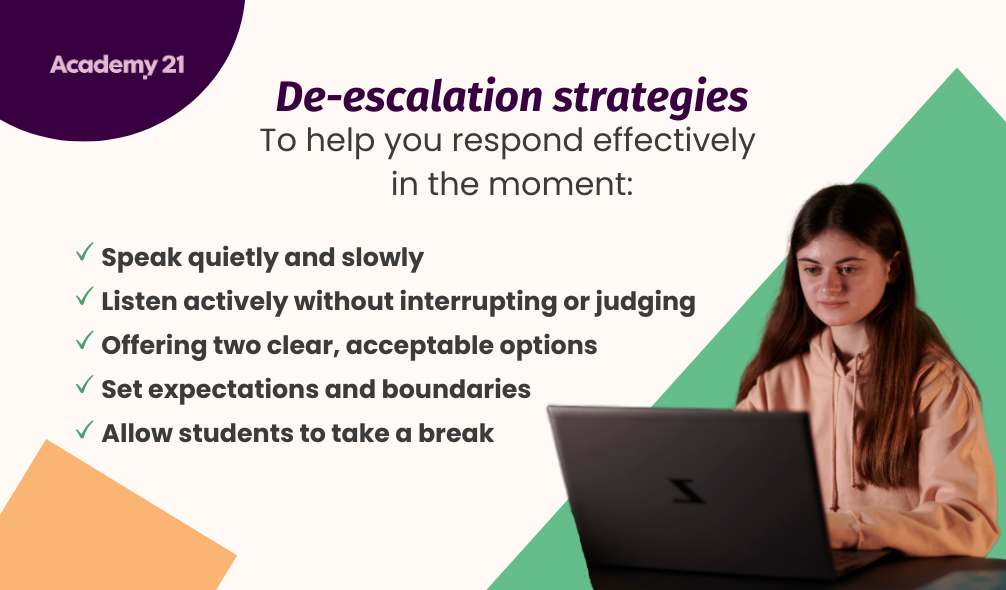 De-escalation strategies in schools: Practical approaches that work ...